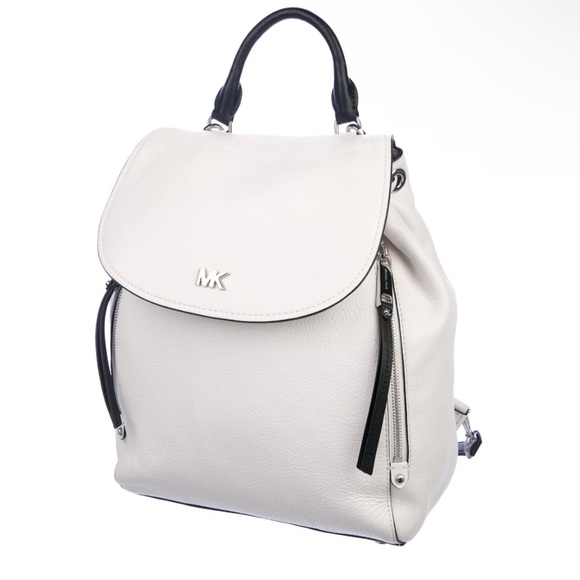 Michael Kors | Bags | Michael Kors White Backpack W Convertible ...